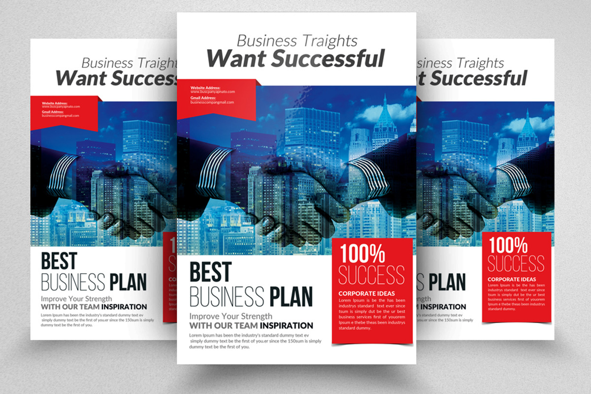 Investment Management Flyer, a Flyer Template by Design Up