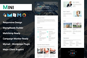MINI - Responsive Email Template, an Email Template by Pennyblack Templates