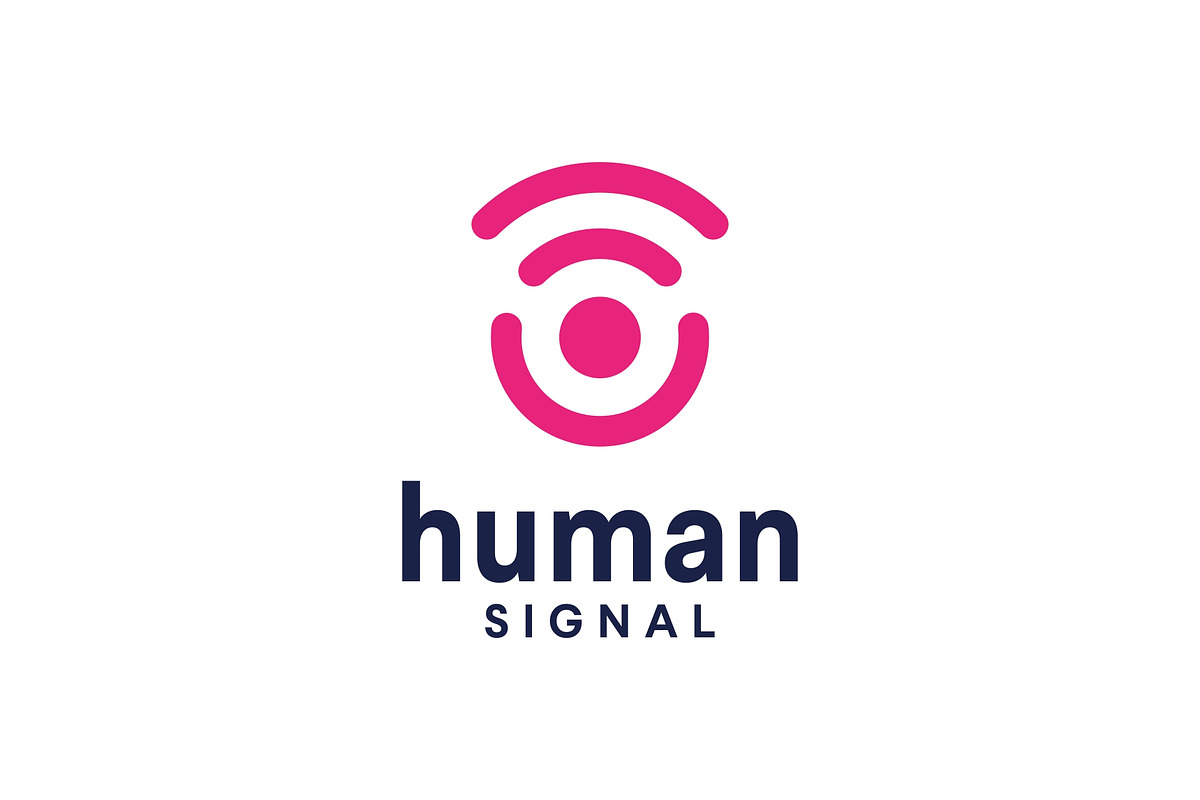 Human Signal Logo, a Branding & Logo Template by sore.studios ...