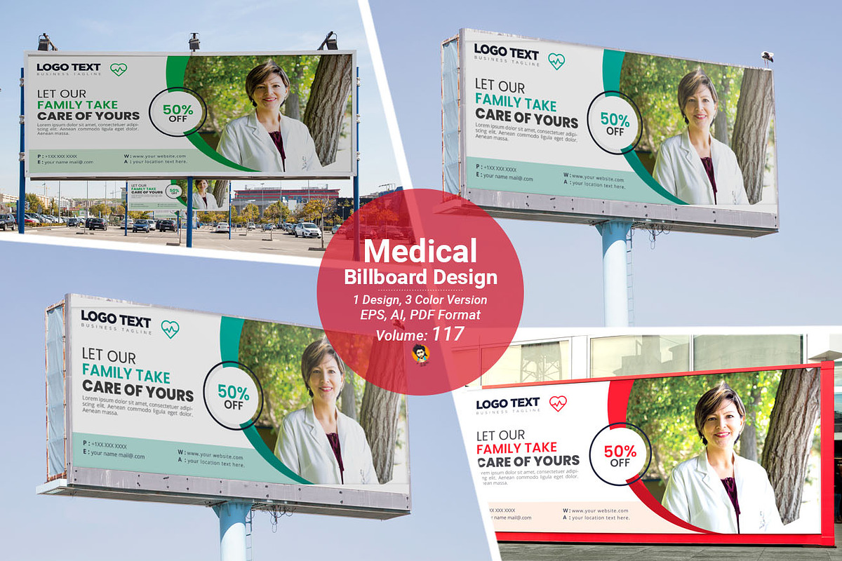 Health Banner Design Template, a Flyer Template by MRI STUDIO ...
