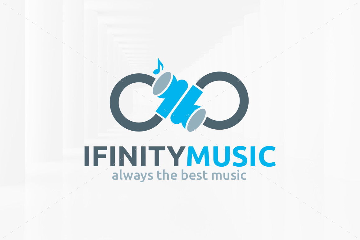 Infinity Music Logo Template, a Branding & Logo Template by LOGOMAGINE