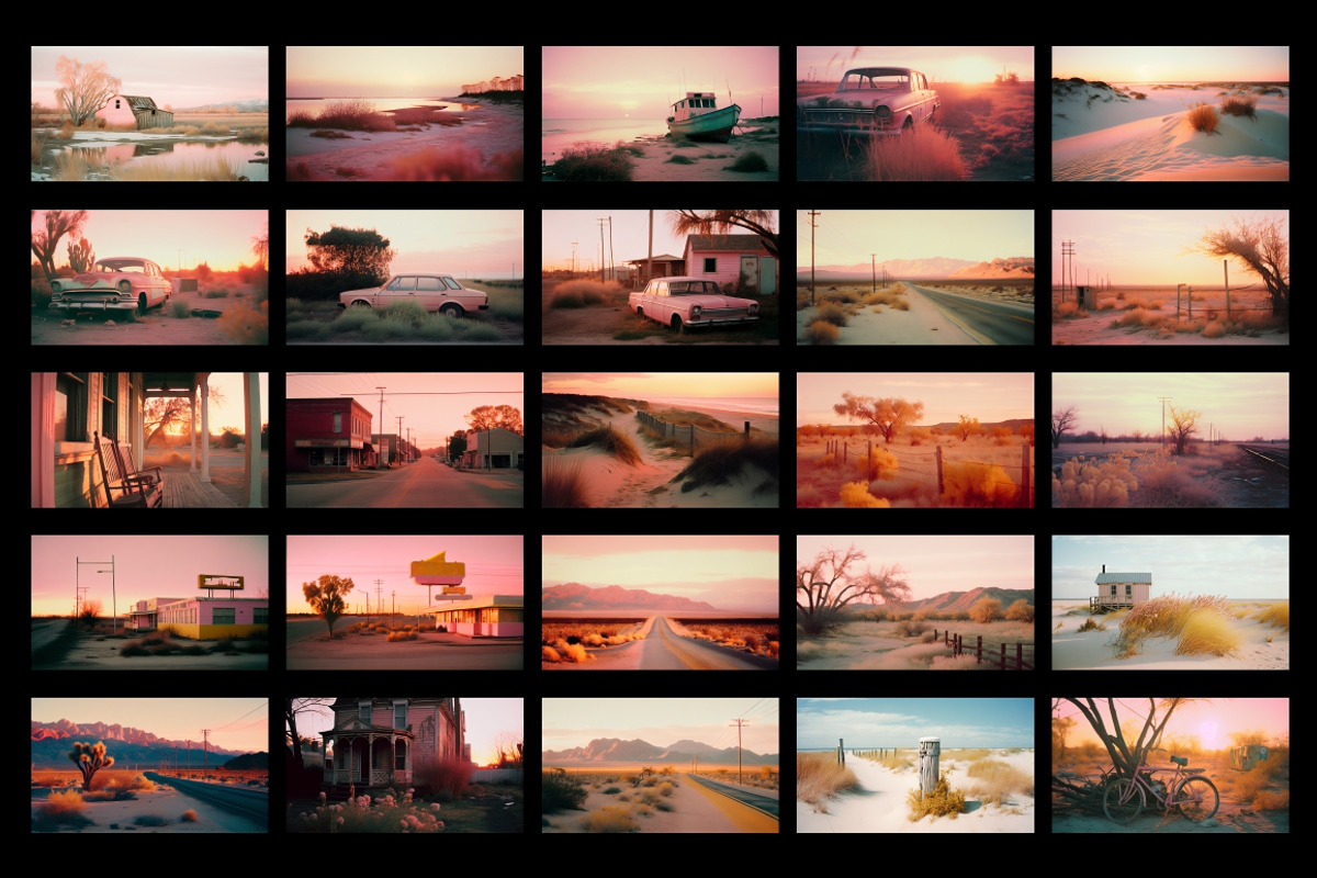 Golden Hour backgrounds American style