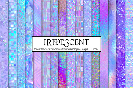 Holo - Iridescence Textures, a Texture Graphic by 60 DEGREE STUDIO | Creative Market