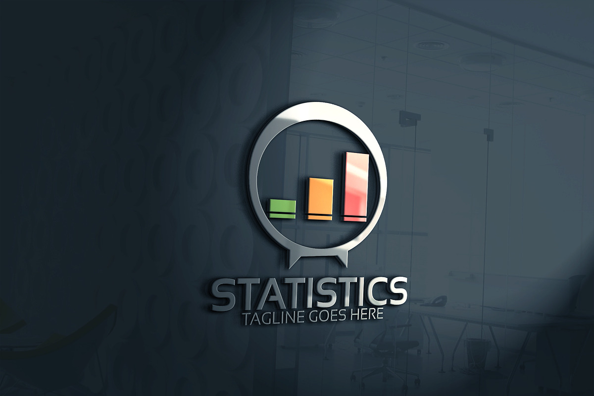 Statistics Logo Version2, a Branding & Logo Template by Josuf Media