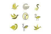 goose logo collection | Branding & Logo Templates ~ Creative Market