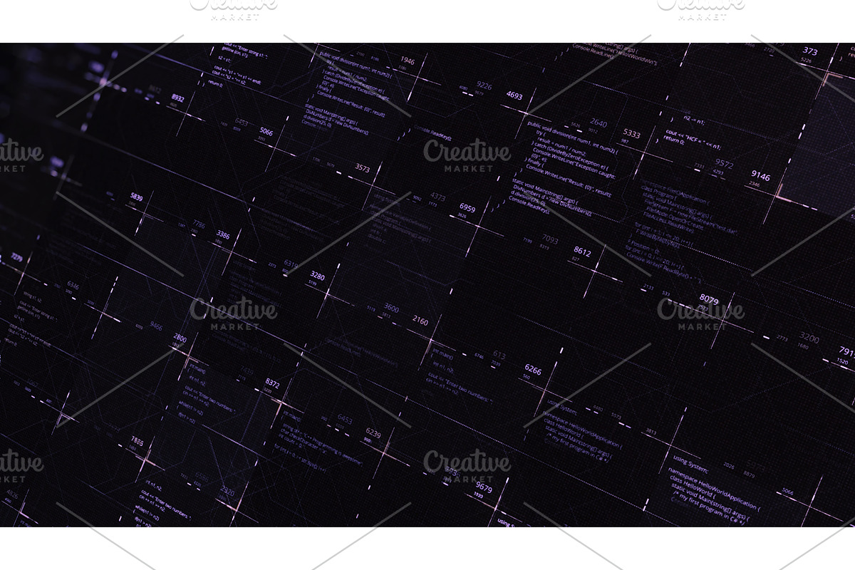 Blocks of abstract program code are, a Background Graphic by Media ...