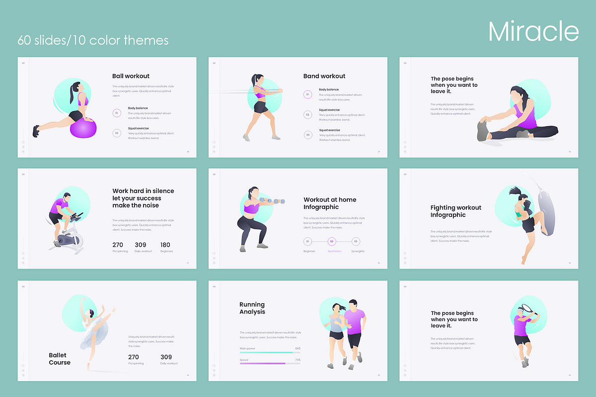 Miracle Powerpoint Template, a Presentation Template by PSD Action