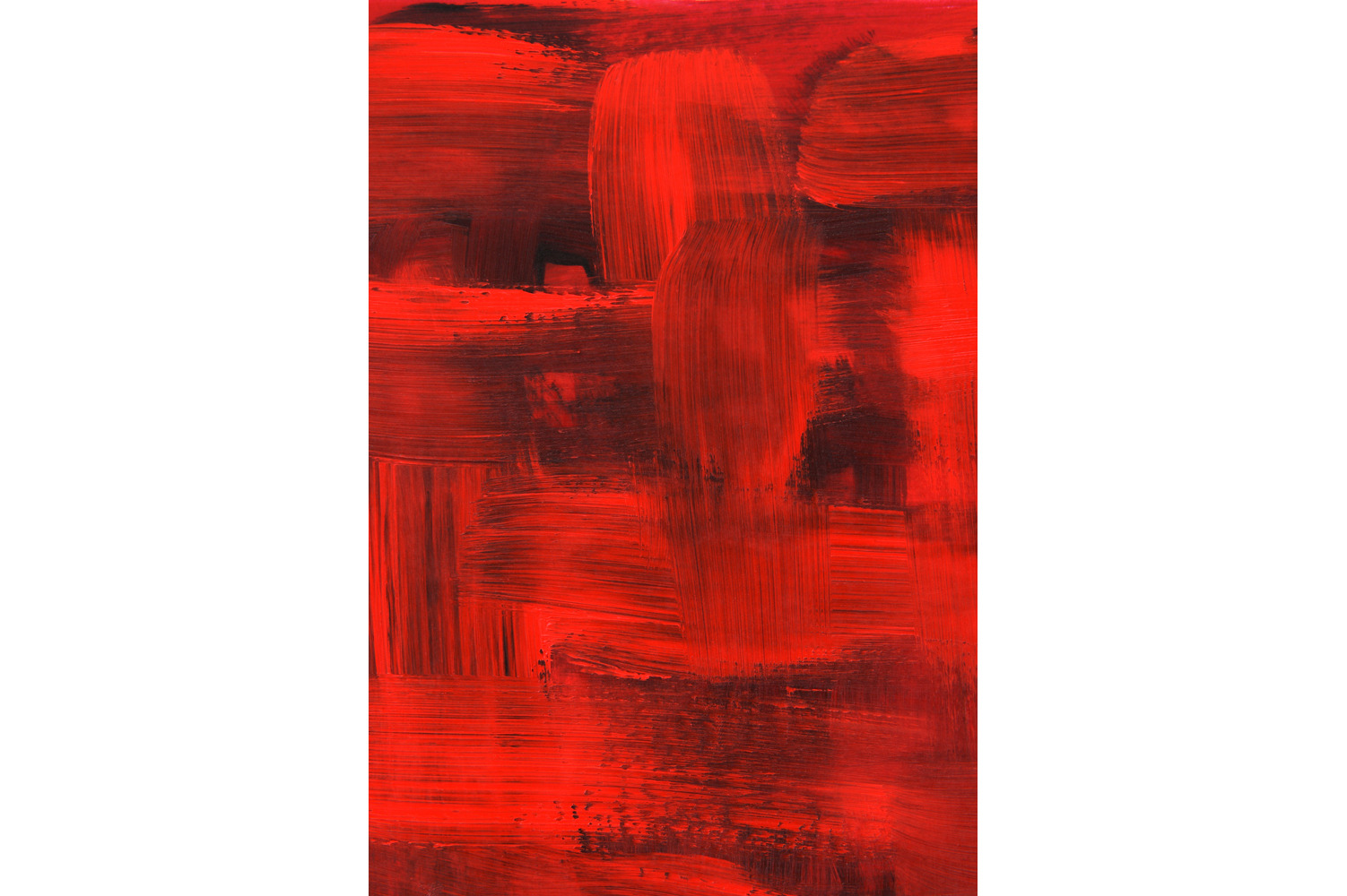 Red oil painting, brush strokes, a Texture Graphic by Studio Light & Shade