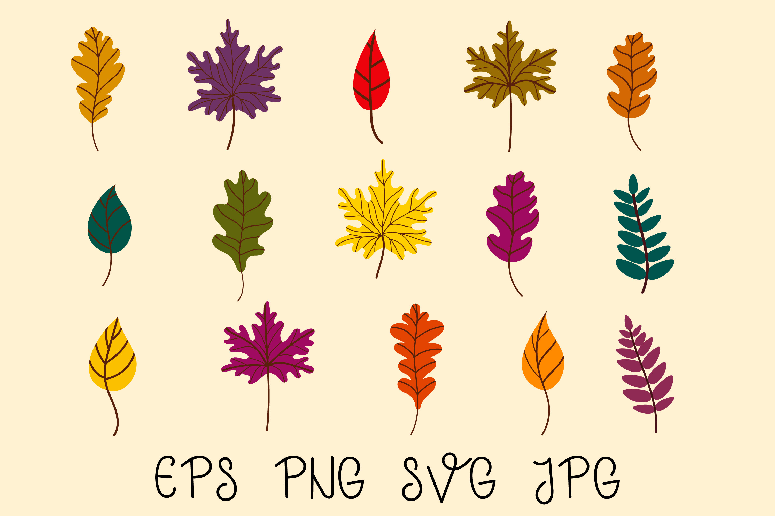 Autumn leaves SVG|Fall SVG