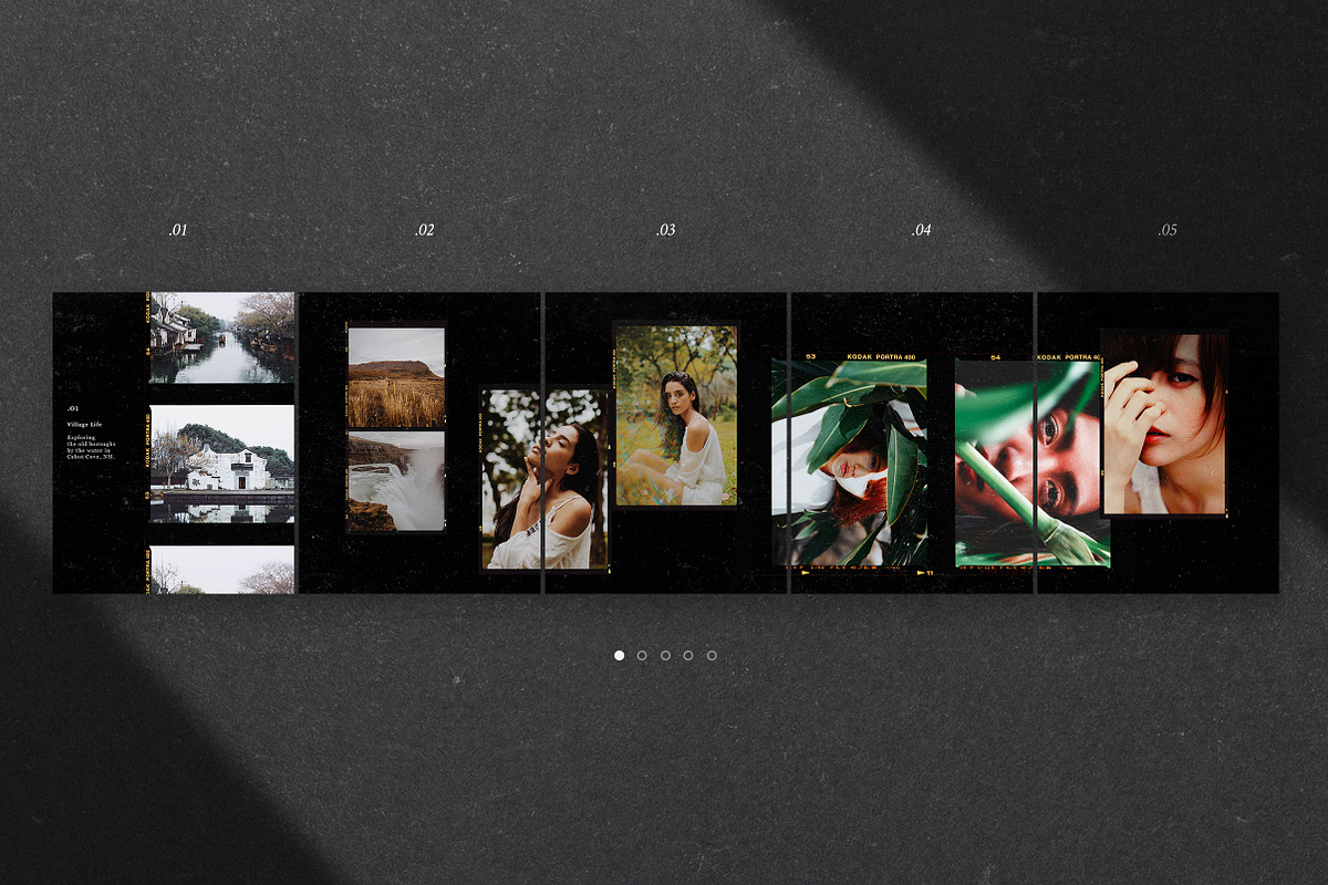 Analog - Carousel Post Templates, a Social Media Template by Sparrow & Snow