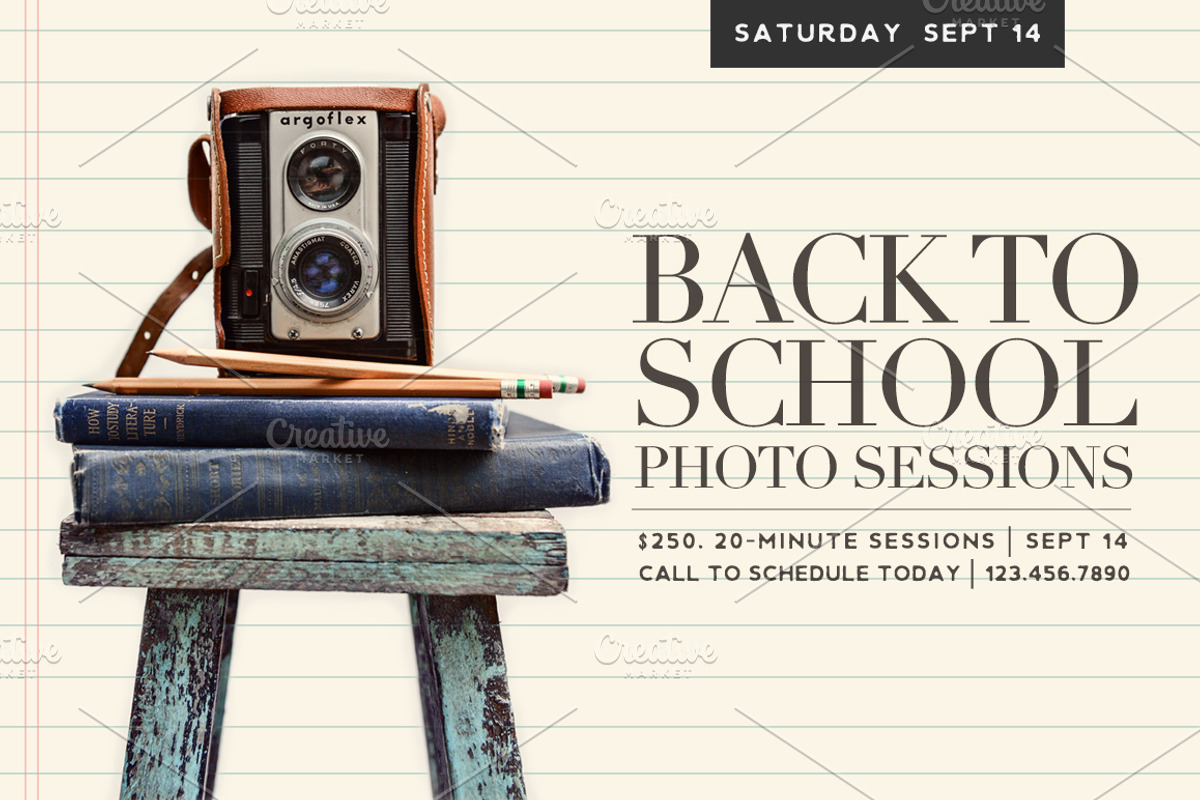6 Back to School Mockups, a School & Education Photo by Silverbox ...