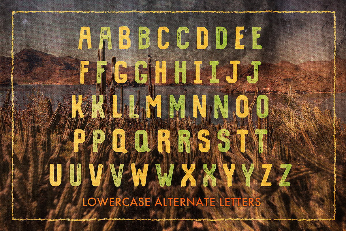 Baja Brush typeface, a Font by Graphic Bandits