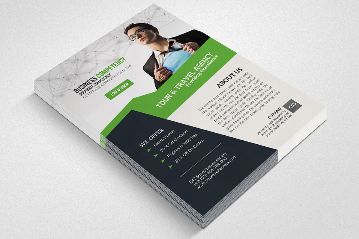 Business Training Flyer, a Flyer Template by Design Up