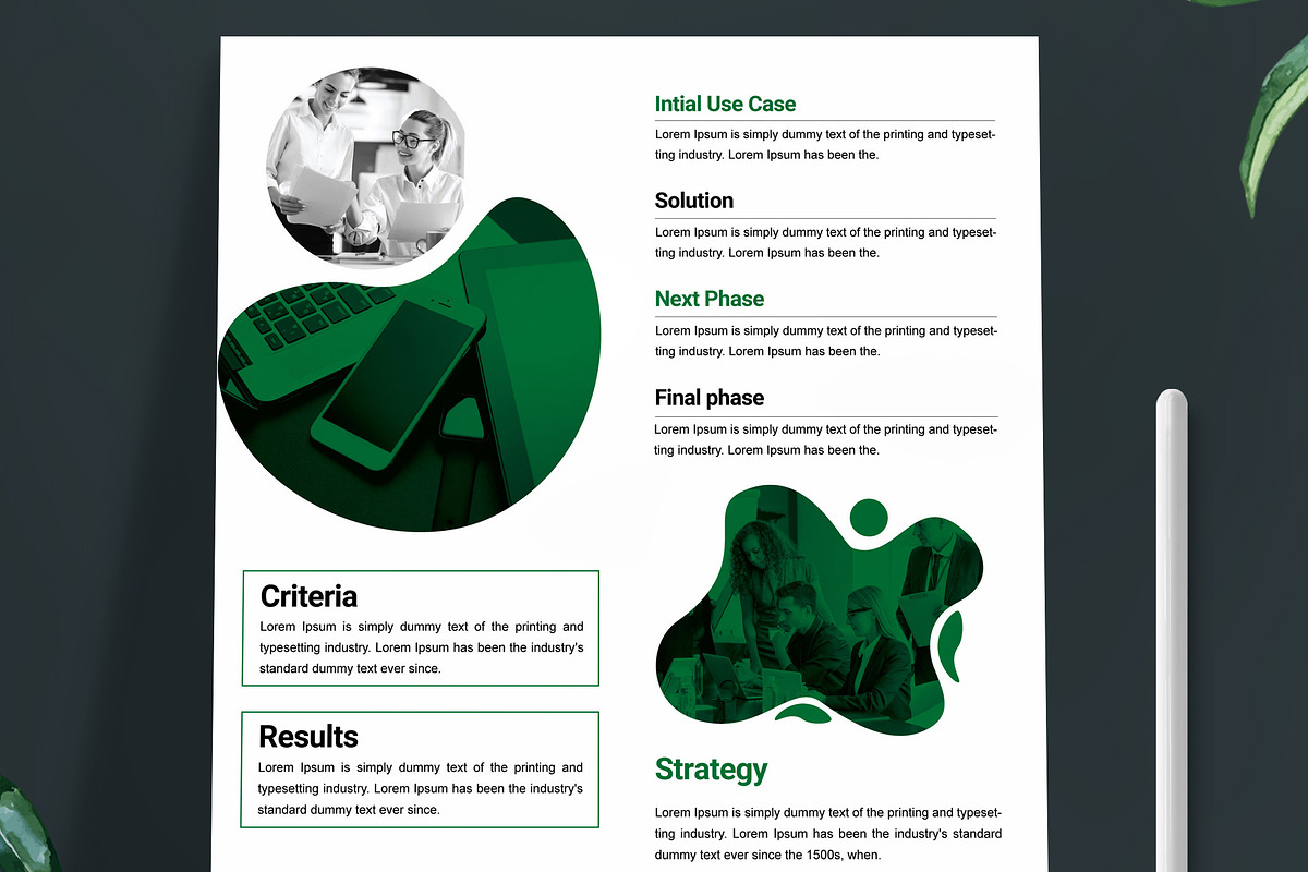 Business Case Study Template Layout