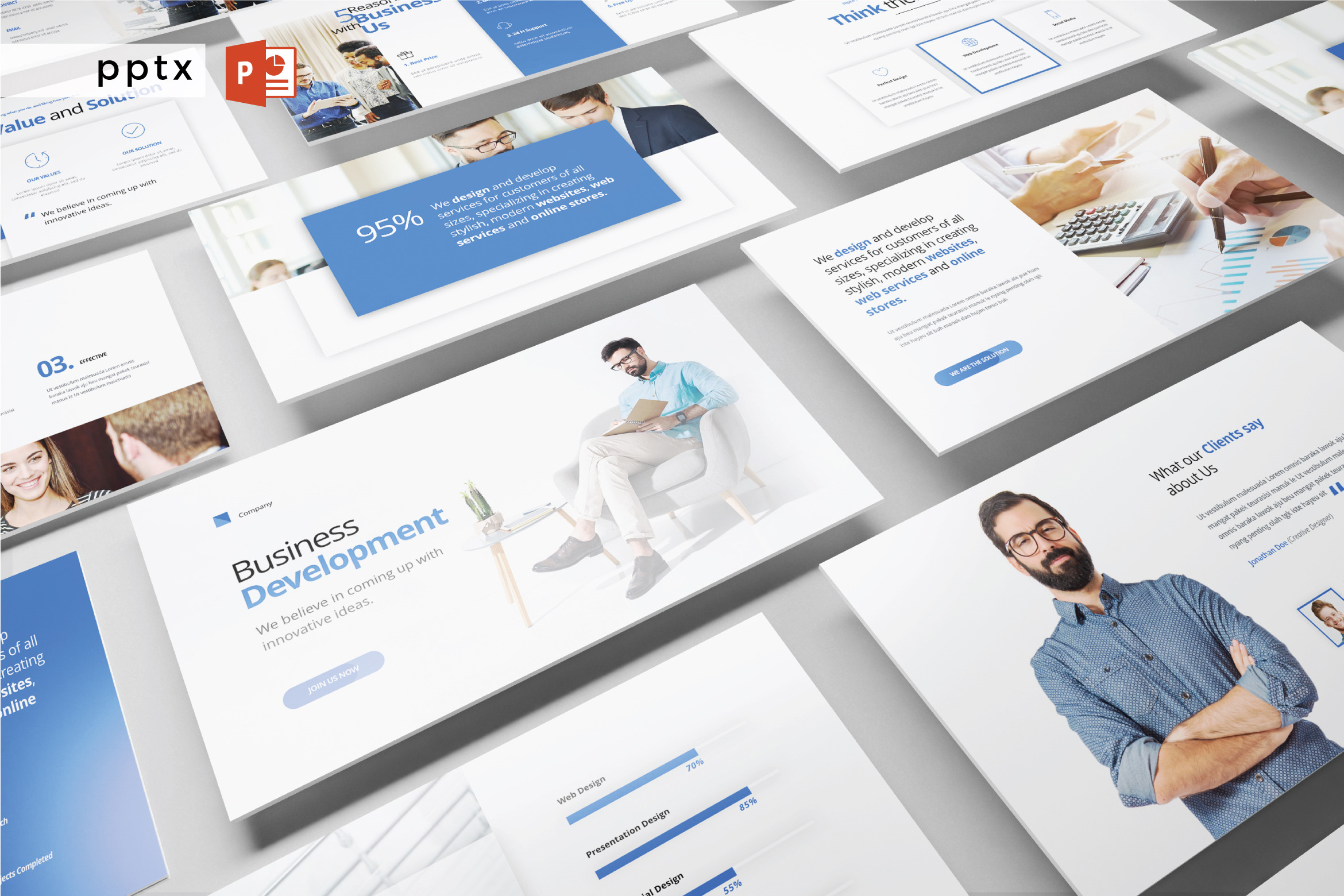 BUSINESS DEVELOPMENT - Powerpoint, a Presentation Template by Shafura ...