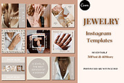 Jewelry Instagram templates Canva, a Social Media Template by Deepa ...