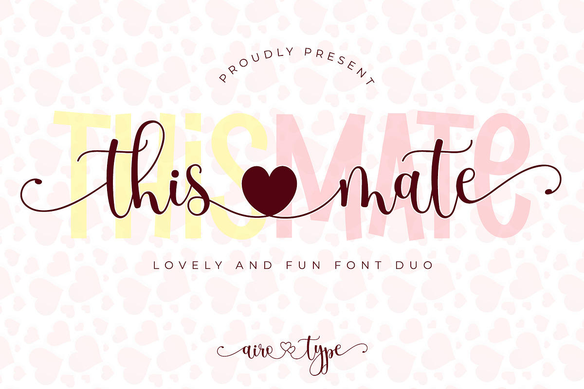 This Mate - Heart Swash Font | Creative Market