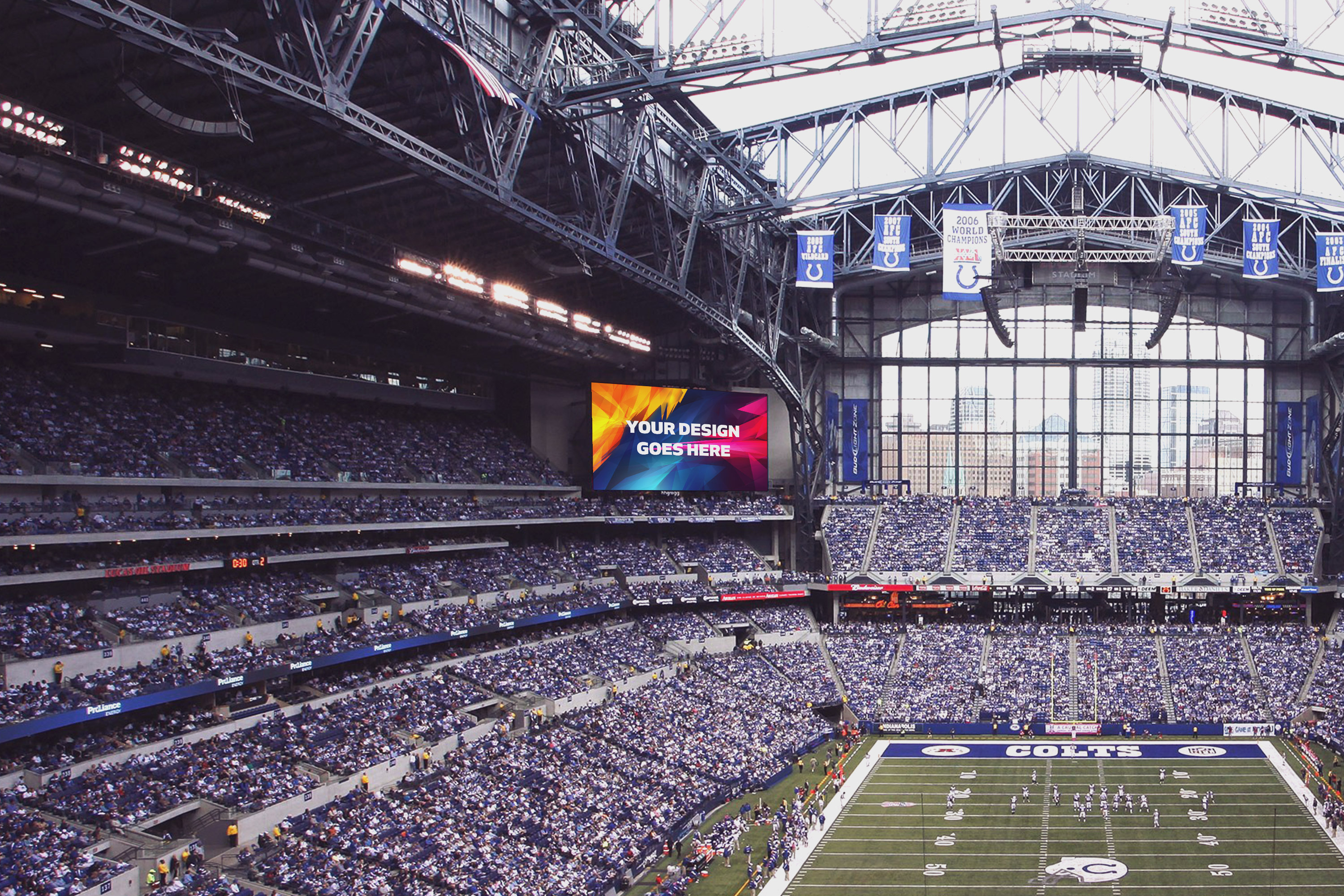 NFL Stadium Display Mock-up #14 | Mockups ~ Creative Market
