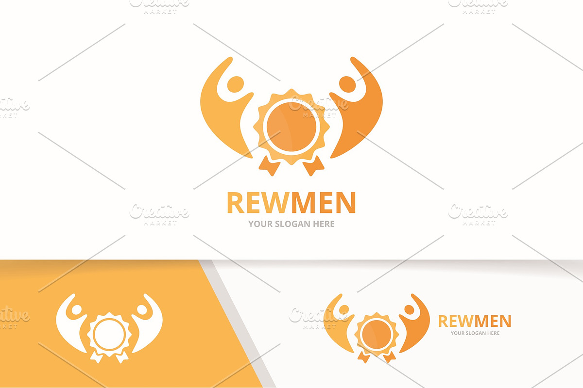 Vector reward and people logo, a Branding & Logo Template by GraphiShop