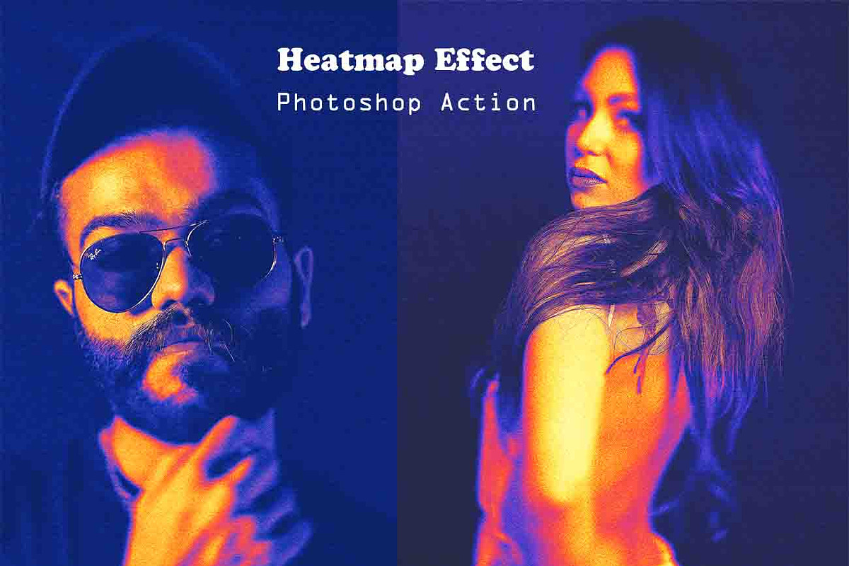 Heatmap Effect Photoshop Action, an Action Add-On by Studio Retouch