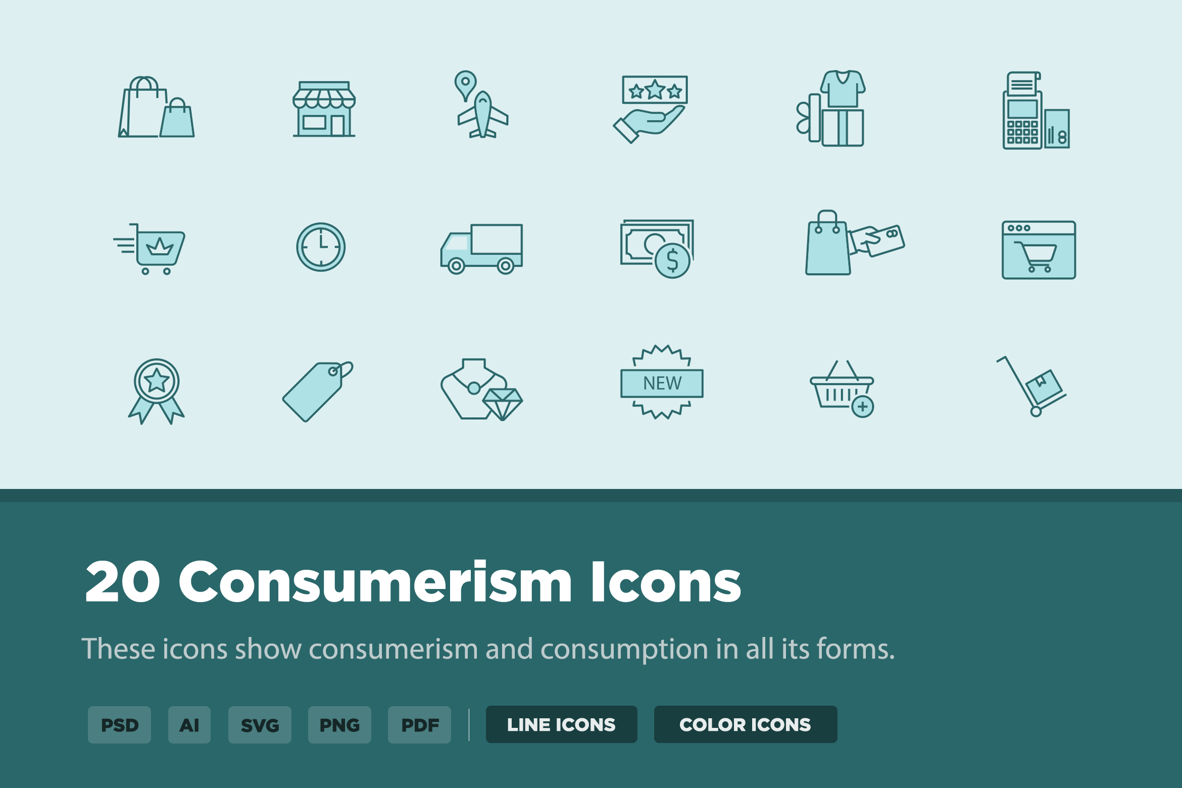 30 Consumerism Icons | Icons ~ Creative Market