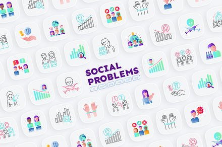 Weather | 32 Icons Set, an Outline Icon by Marina Silence