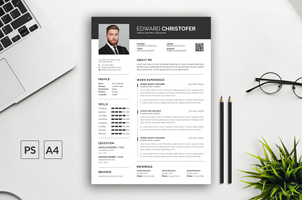 Craft Paper CV Design | Resume Templates ~ Creative Market
