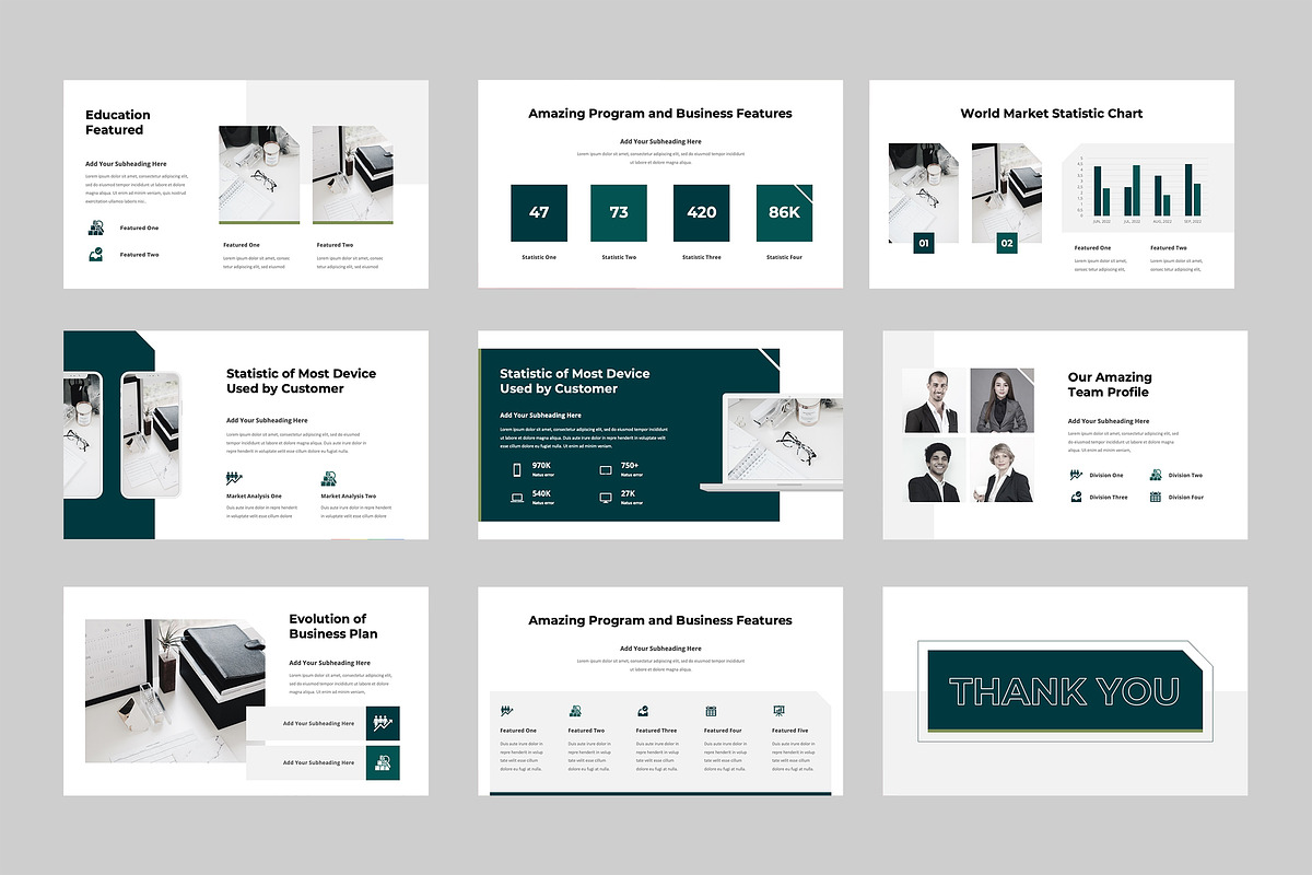 Formbased Powerpoint Template, a Presentation Template by TMint Creative