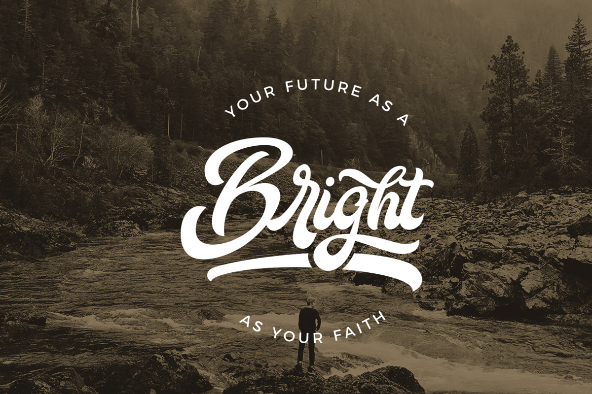 Fountain Type, a Script Font by Fortunes Co