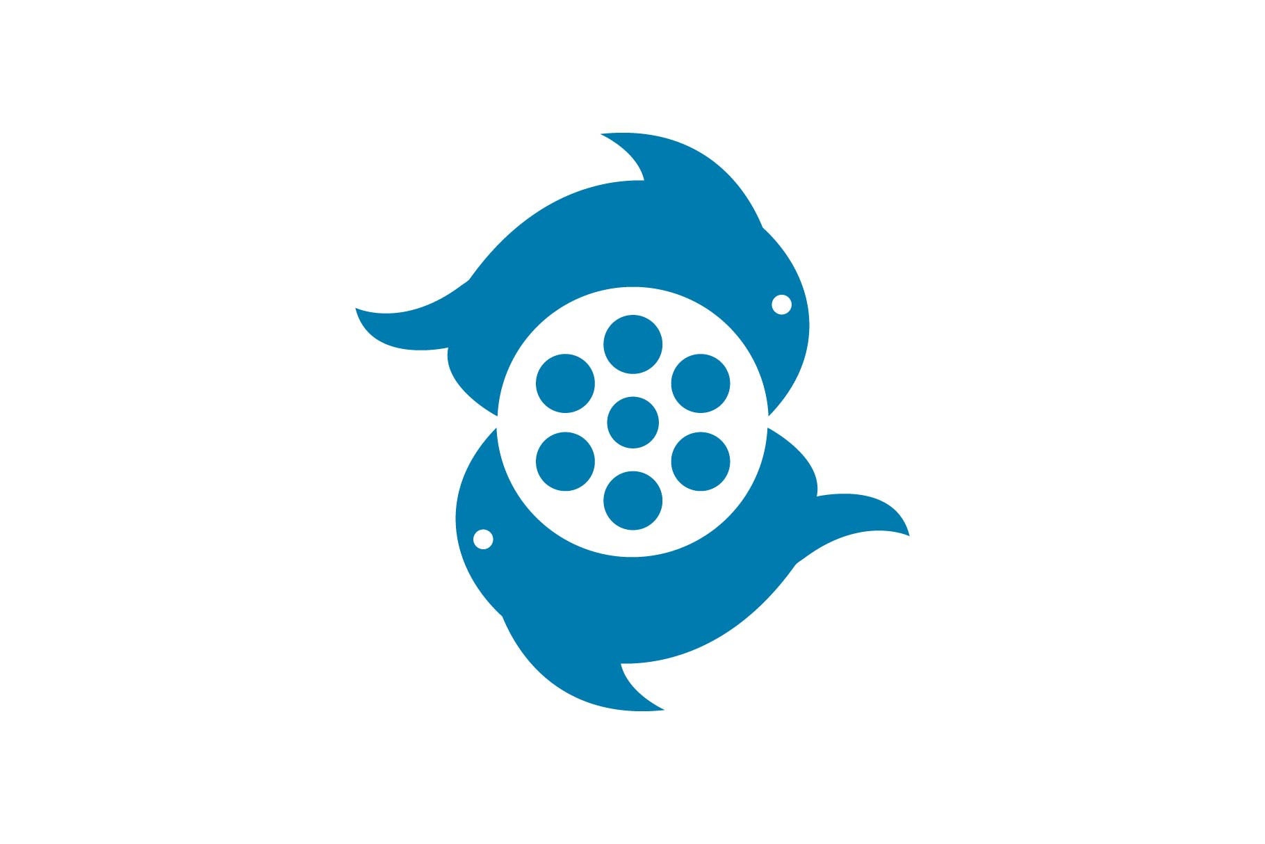fish movie logo, a Branding & Logo Template by ZHR Creative
