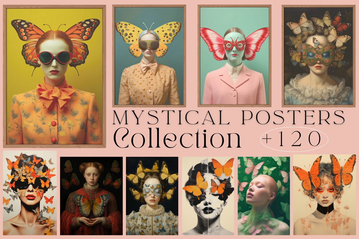 Mystical Posters Collection, a Wallpaper Graphic by Digital Xpress