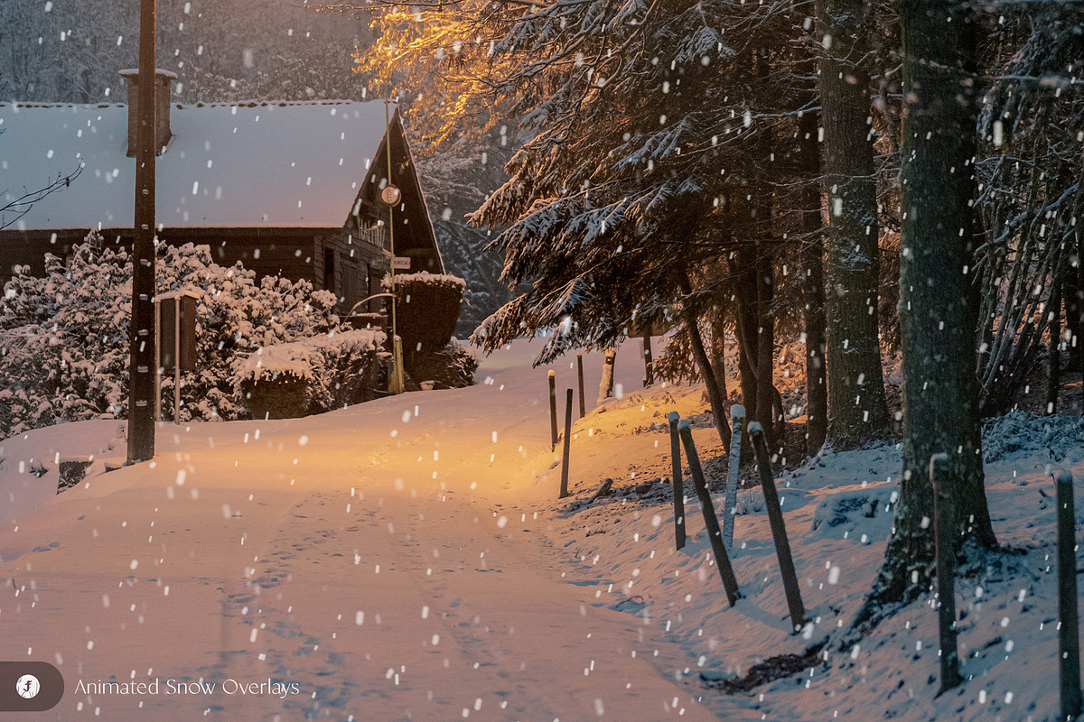 Animated Snow Overlays, a Texture Graphic by Freezerondigital