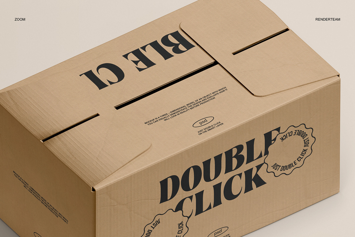 Paper Box Mockup Set (3 PSD)