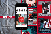 Hexlite Instagram Post Template, a Social Media Template by syxnplate