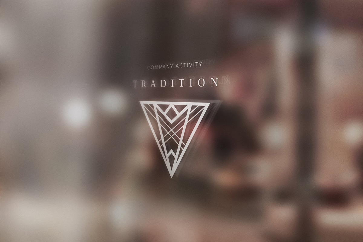 Tradition. Linear geometric logo, a Branding & Logo Template by le-genda