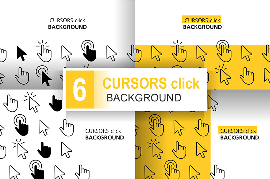 Cursors click background, a Technology Illustration by NataliiaVolyk ...