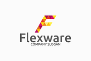 Flexware - letter F Logo, a Branding & Logo Template by Brandlogo