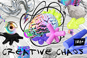 3D Creative Chaos Graphic set, a Graphic by LarysaZabrotskaya