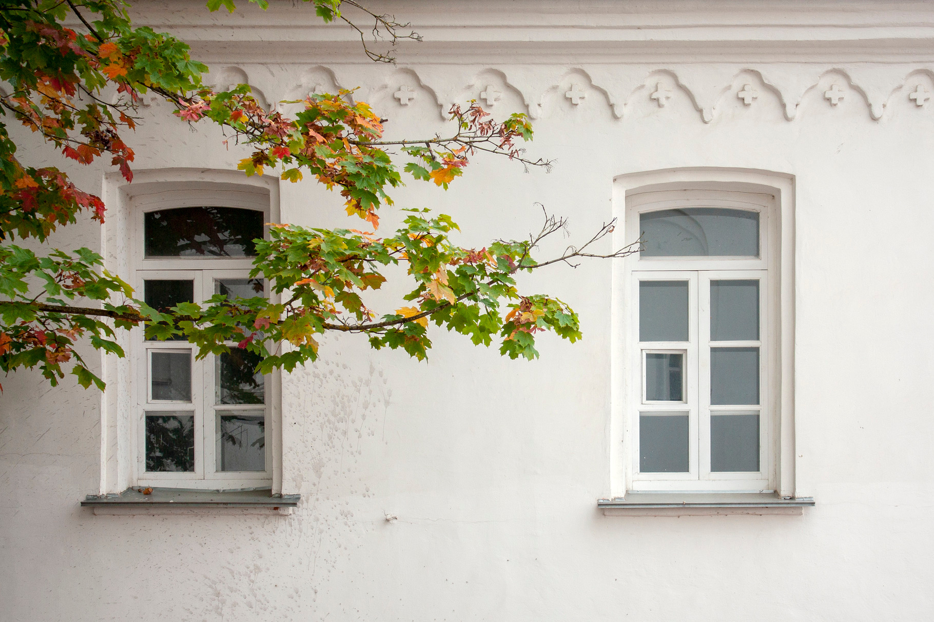 Two windows on a white wall, an Architecture Photo by Schreibikus ...