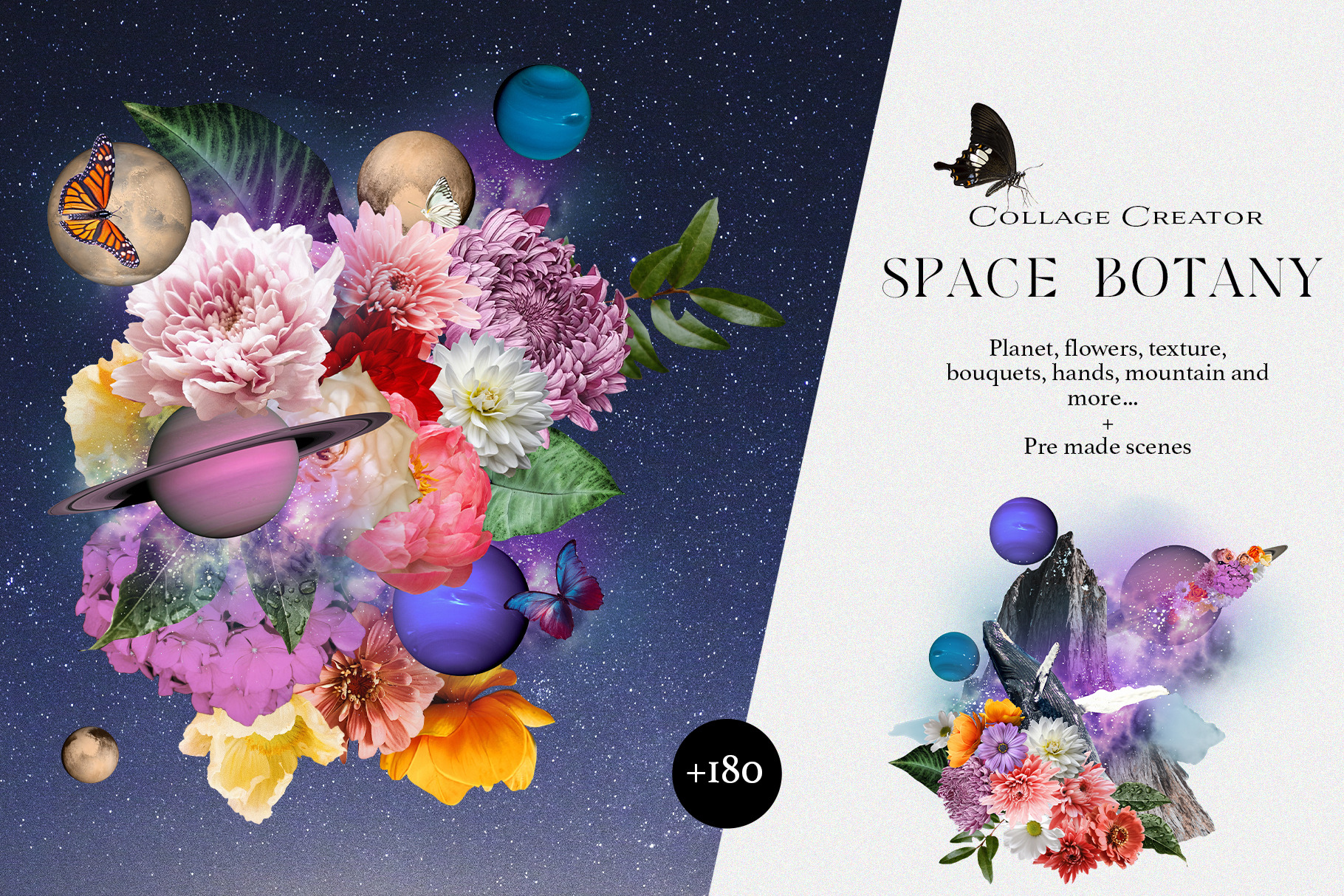 Space Collage. Graphic Creator | Creative Market