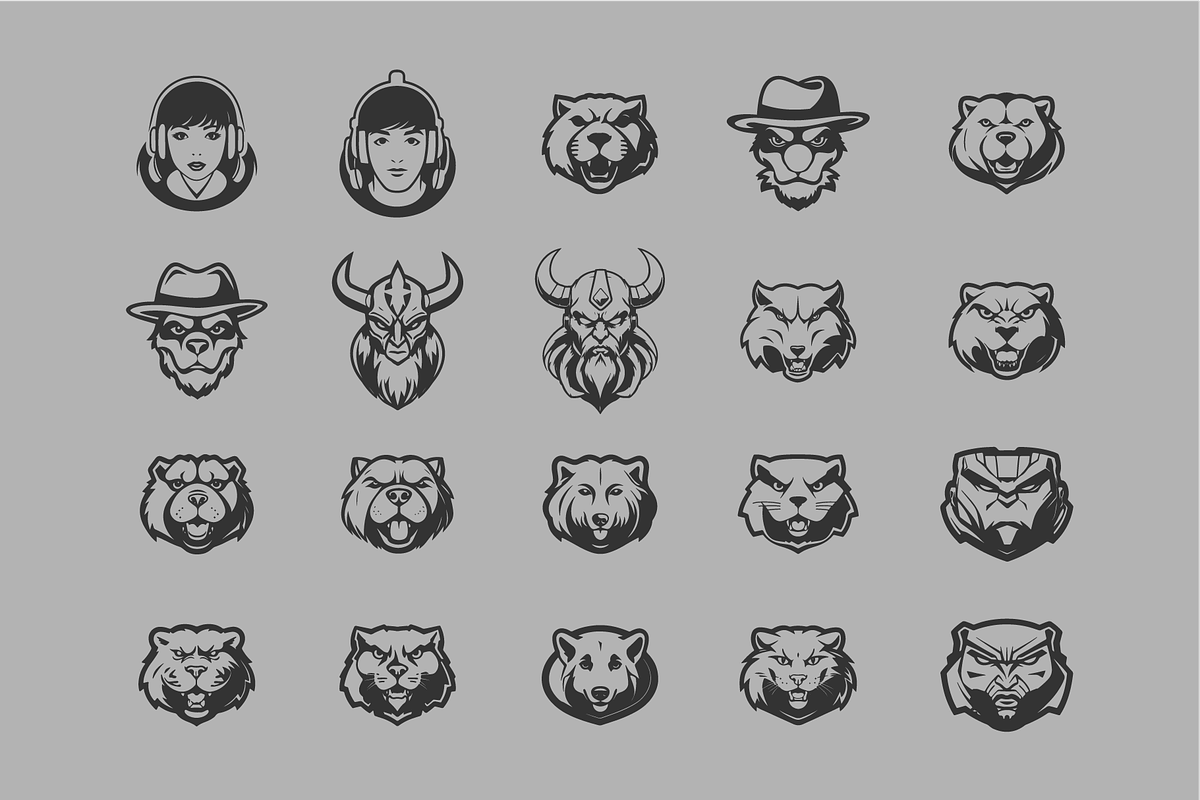 200 Mascot Shape, an Object Graphic by Revorklabs