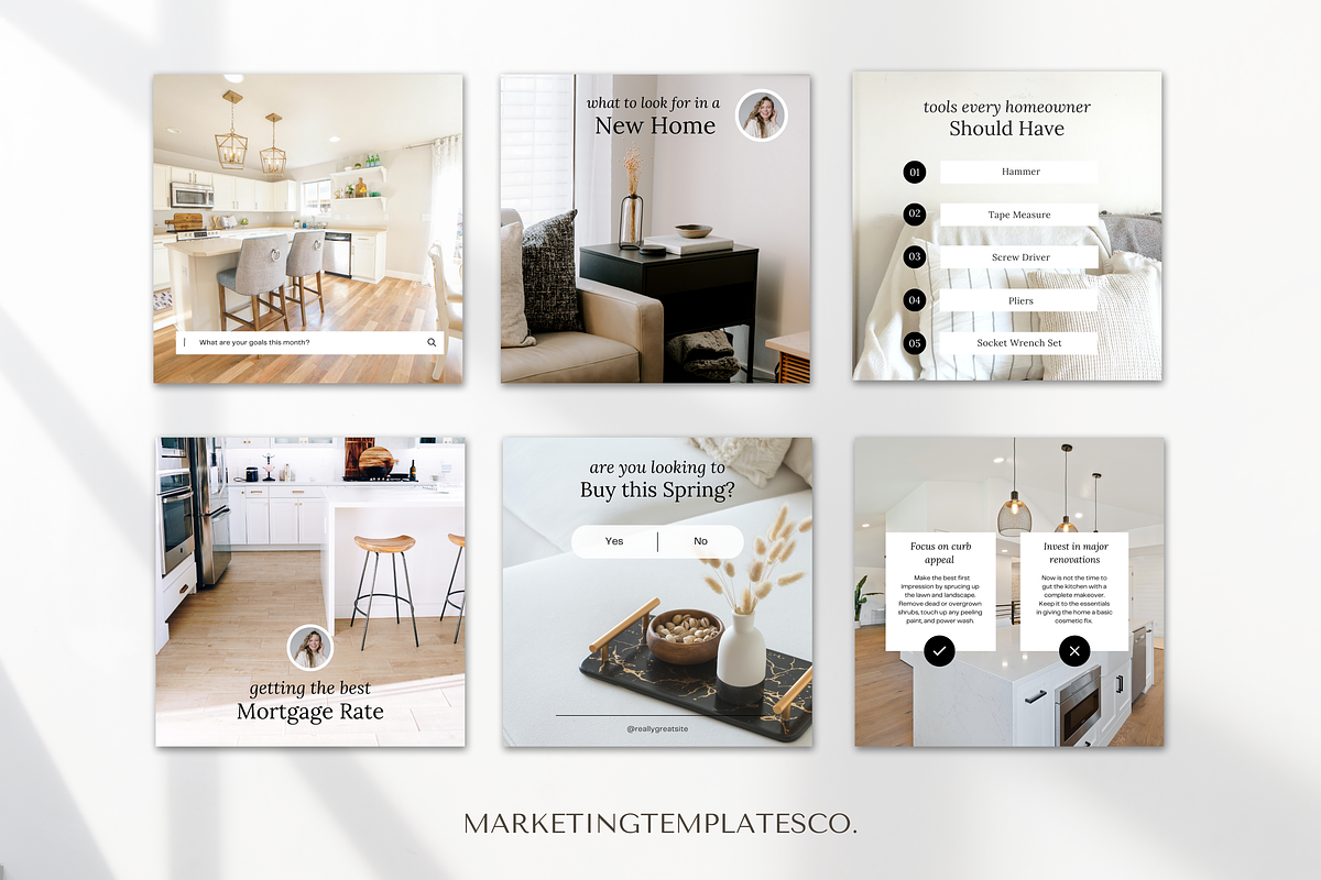 April Real Estate Social Media Posts, a Social Media Template by ...