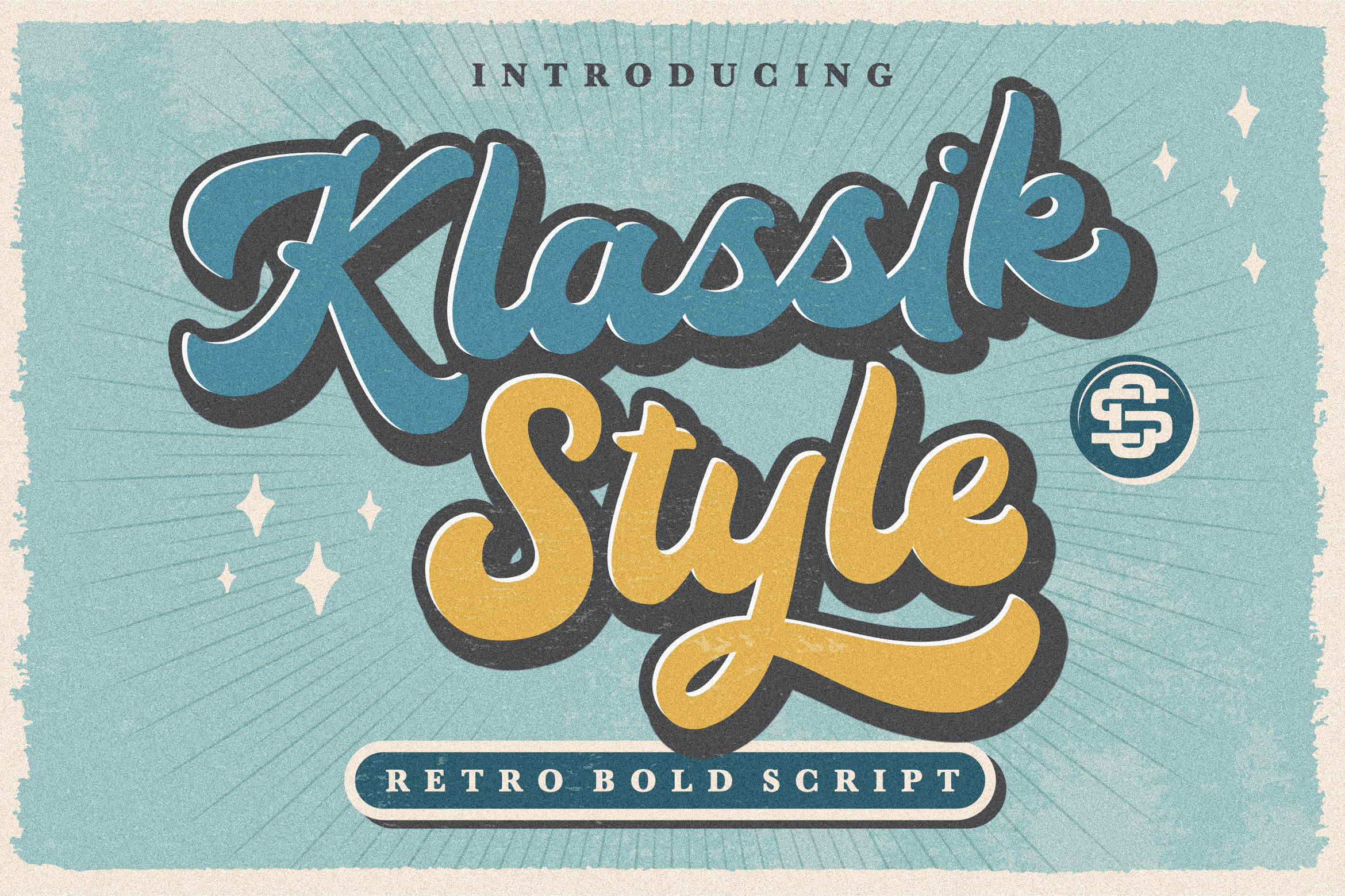 Klassik Style Retro Bold Script, a Script Font by Creatype Studio ...