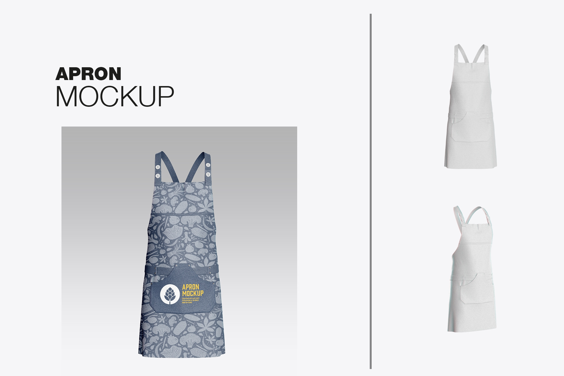 Professional Apron Mockup, a Product Mockup by OneVectorStock