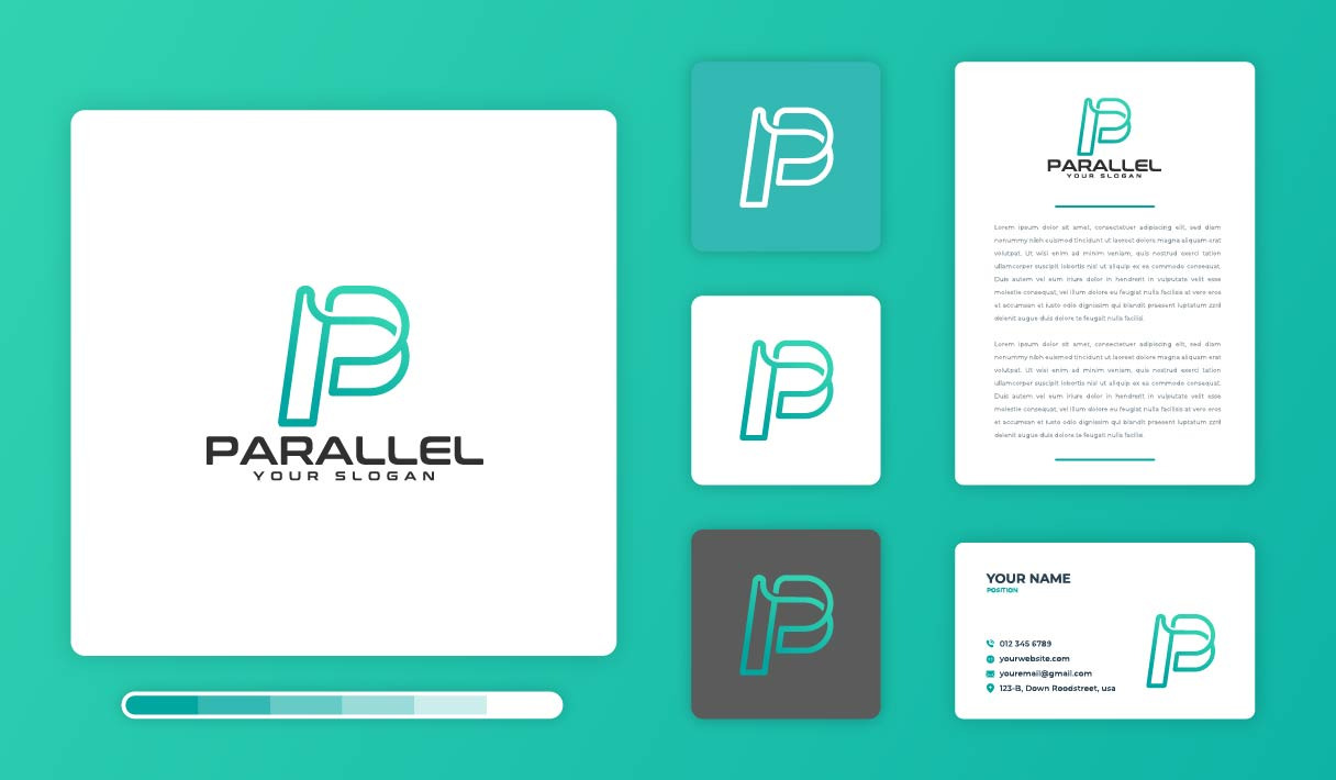 Parallel Logo Design Template, a Branding & Logo Template by Nisha Droch