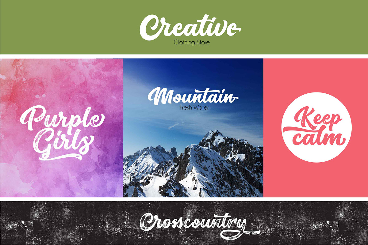 Southside Typeface, a Script Font by Olexstudio