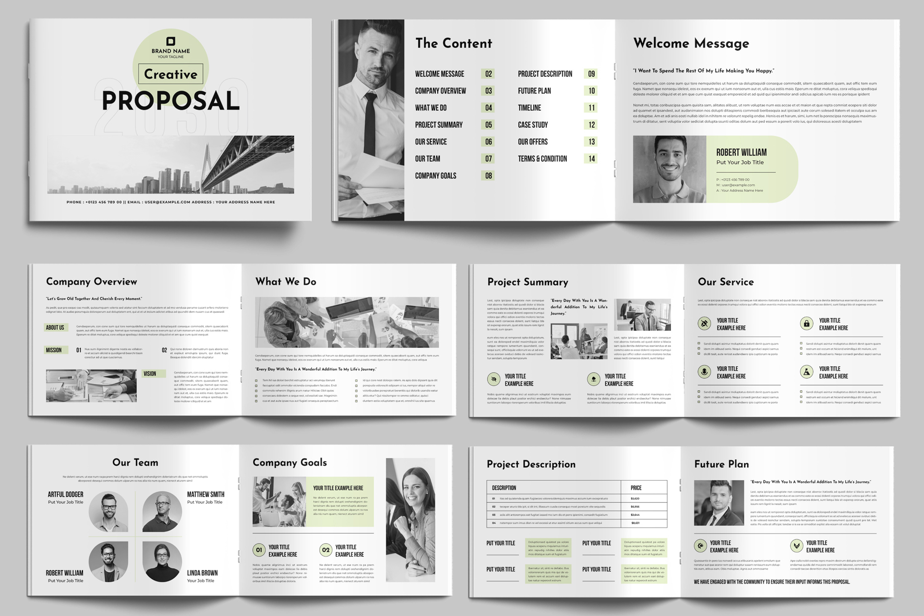 Creative Proposal Design Layout