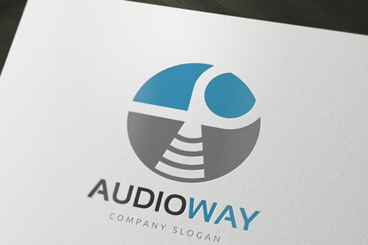 Audio Way Logo., a Branding & Logo Template by rotree_man