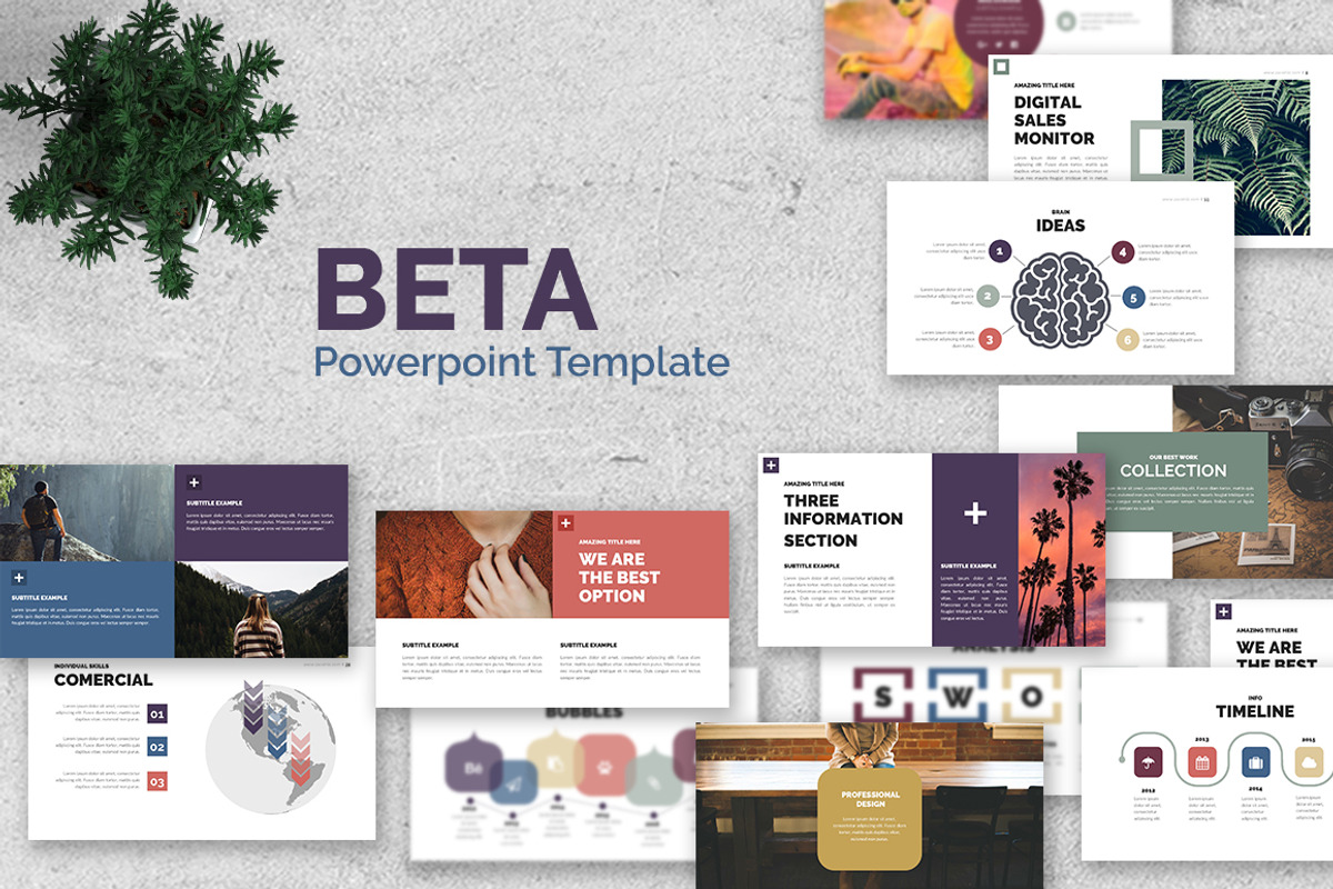 Beta | Powerpoint Template, a Presentation Template by Zacomic Studios