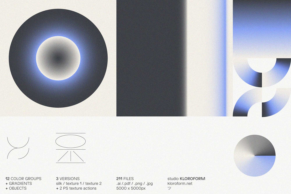 Gradient + Objects 2